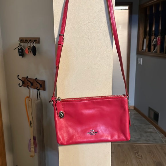 Coach | Bags | Coach Small Red Cross Body Handbag | Poshmark